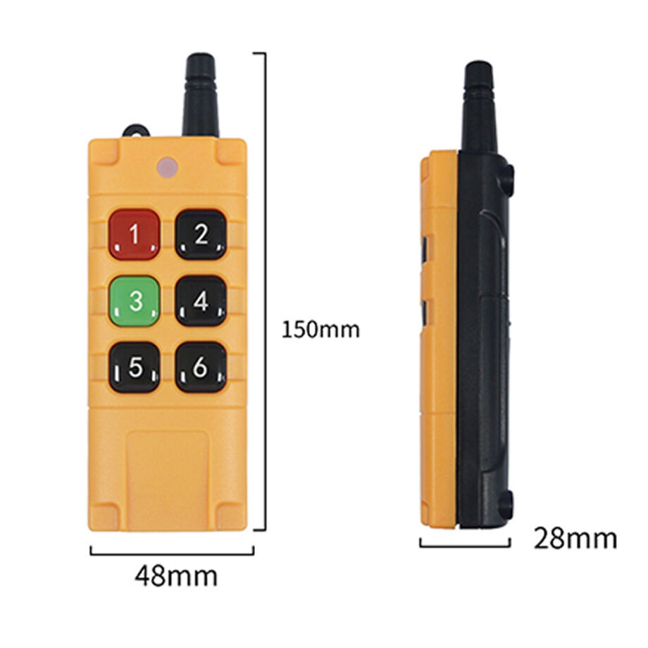 Rf Remote Control Transmitter 9v 2 Buttons High Power Learning Code ...