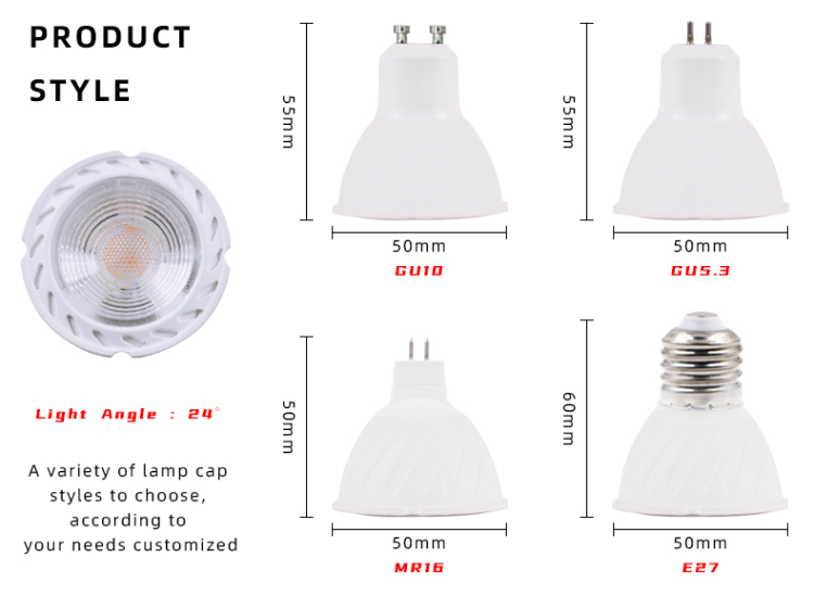 Cob Mr16 Lamp Led Ceiling Spotlights 3w / 5wg5.3 Cob Led Spot Light Lighting And Circuitry ...