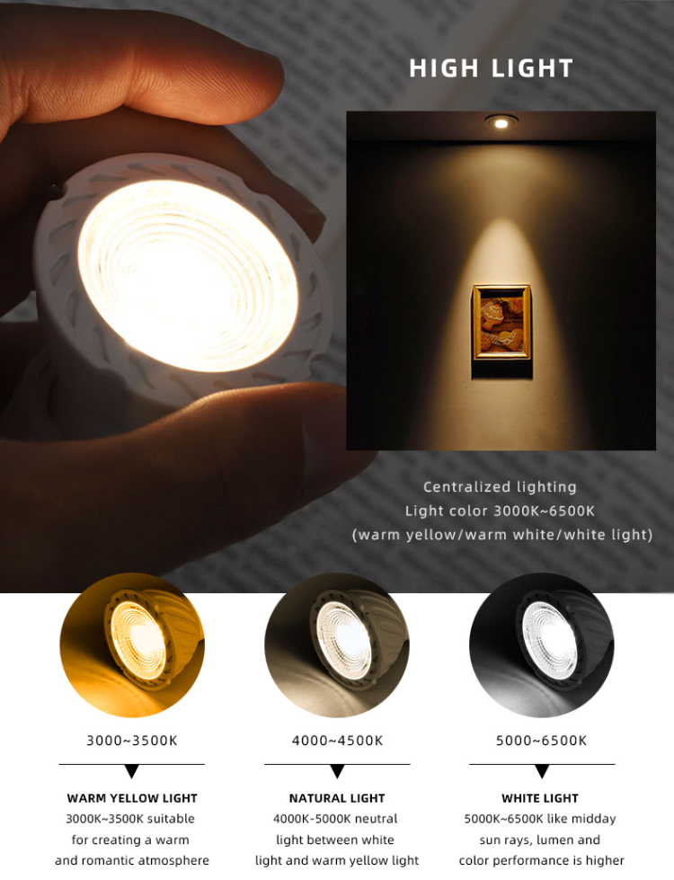 Cob Mr16 Lamp Led Ceiling Spotlights 3w / 5wg5.3 Cob Led Spot Light Lighting And Circuitry ...