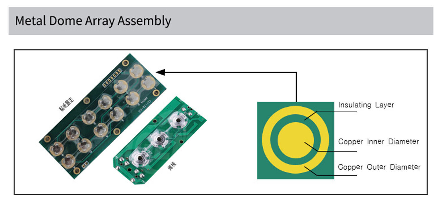 Factory Sale Metal Dome Array For Pcb Assembly Metal Dome Diameter 3mm ...