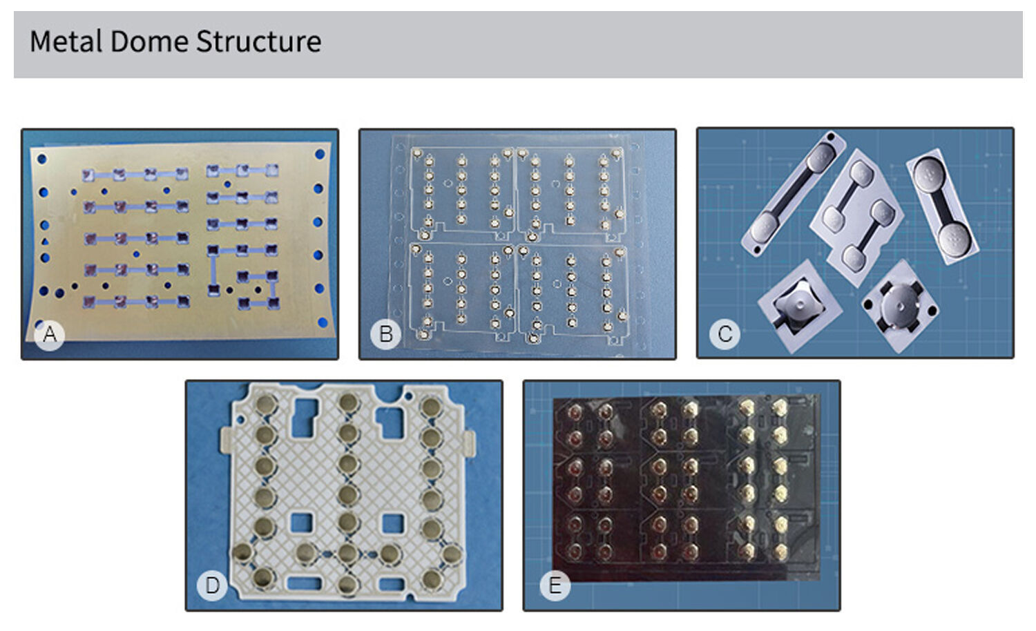 Factory Sale Metal Dome Array For Pcb Assembly Metal Dome Diameter 3mm ...