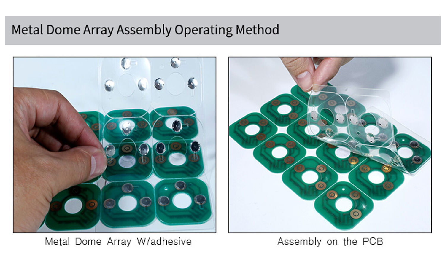Factory Sale Metal Dome Array For Pcb Assembly Metal Dome Diameter 3mm ...