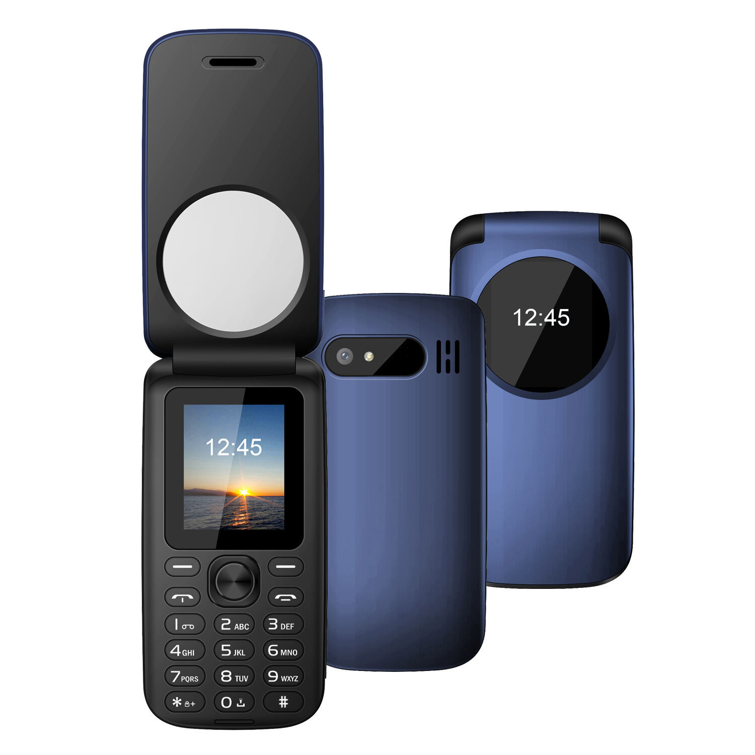 Bulk Buy China Wholesale Handy Gsm Flip Phone Feature Phone 2g Duai Sim ...