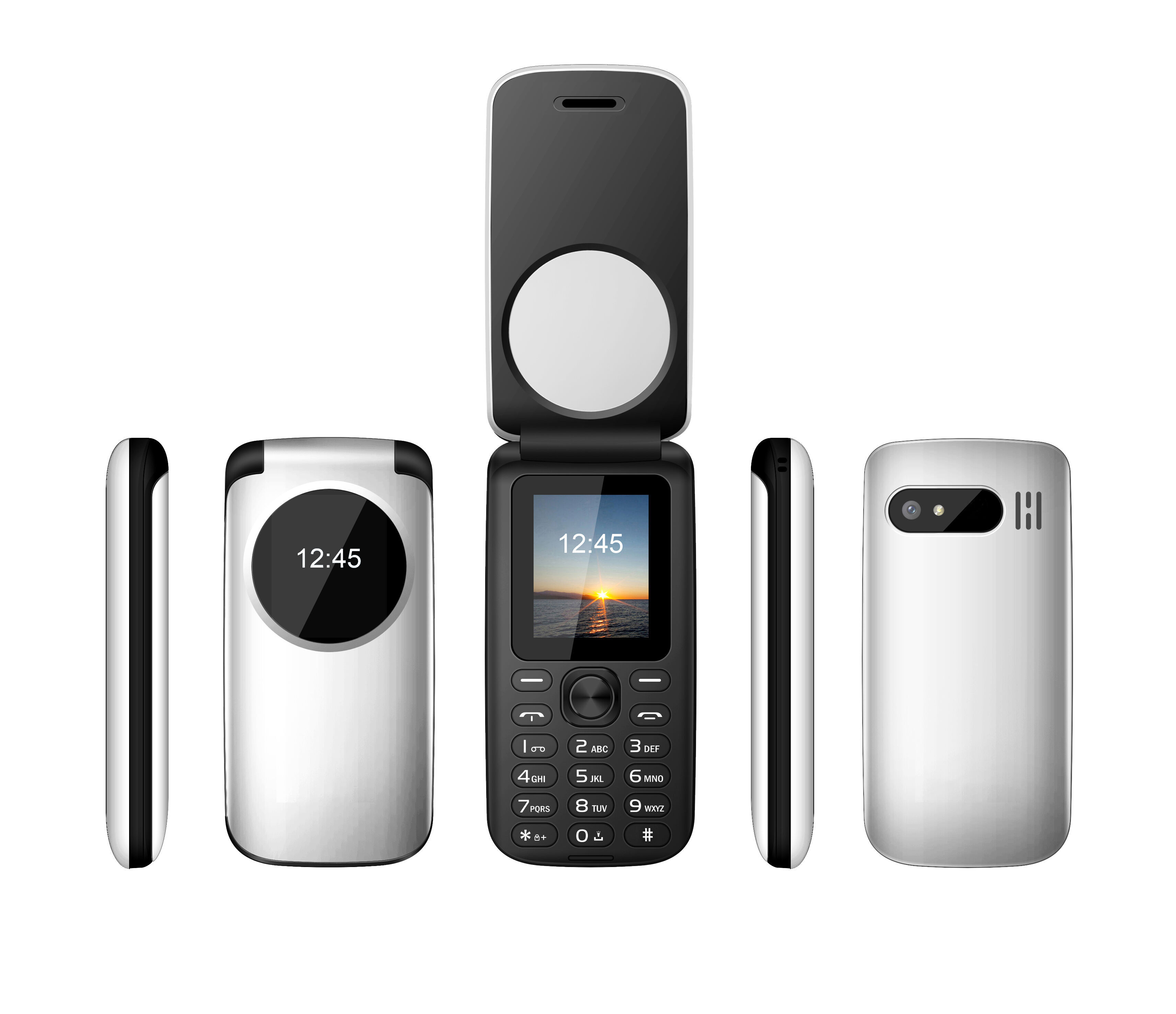 Bulk Buy China Wholesale Handy Gsm Flip Phone Feature Phone 2g Duai Sim ...