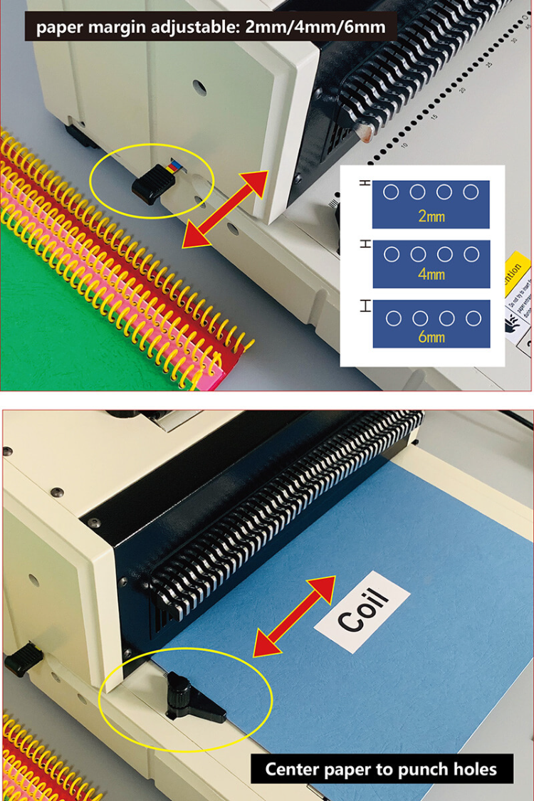 Buy Wholesale China Mc8702 A3 Size Spiral Coil Binding Machine & Coil ...