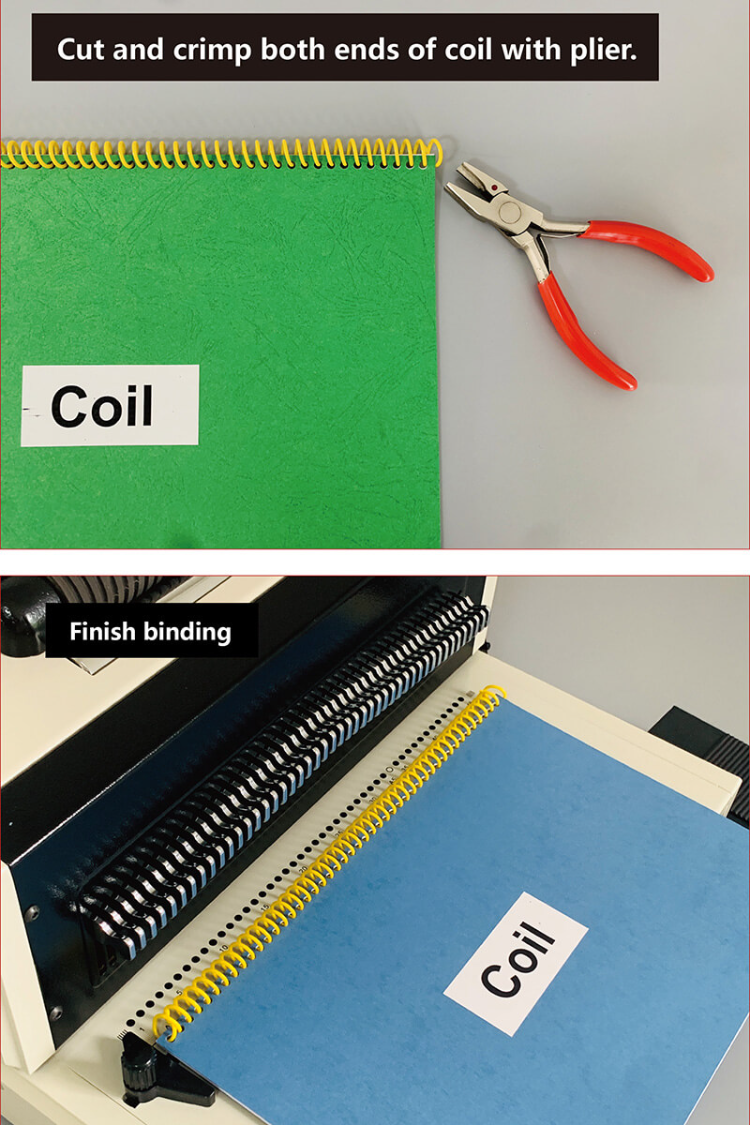 Buy Wholesale China Mc8702 A3 Size Spiral Coil Binding Machine & Coil ...