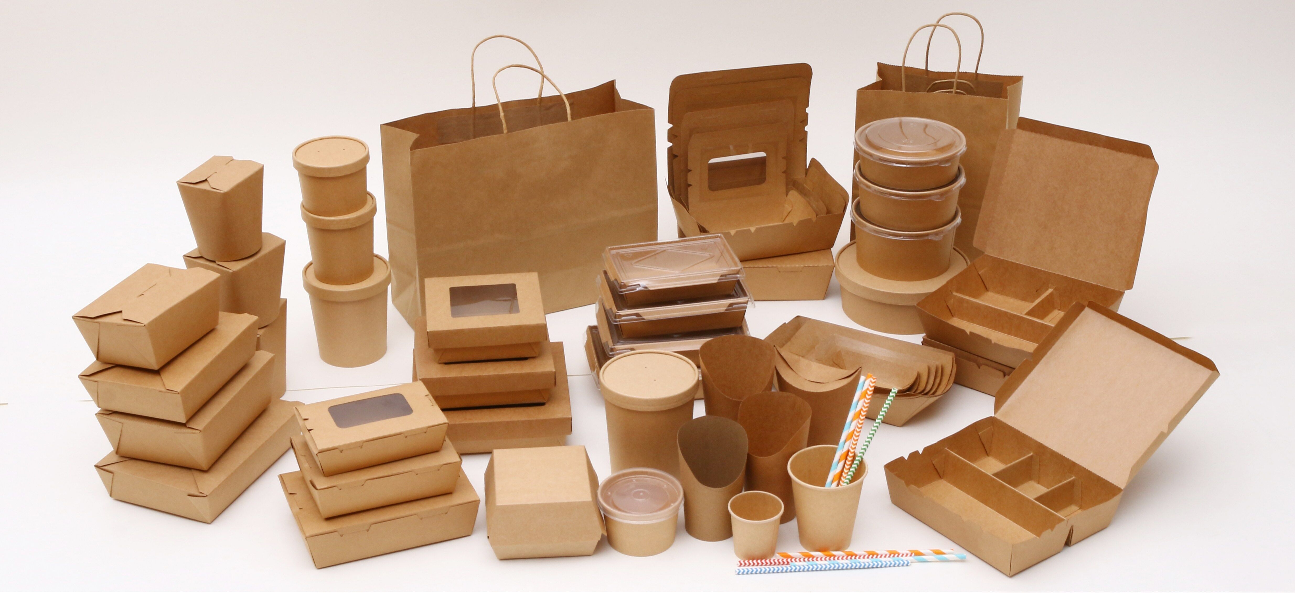 High-capacity Kraft White Wholesale Manufactory Disposable Takeaway ...