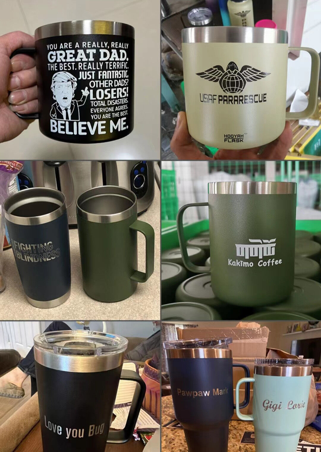 Buy Wholesale China 12oz Stainless Steel Mug , Double Wall Vacuum ...