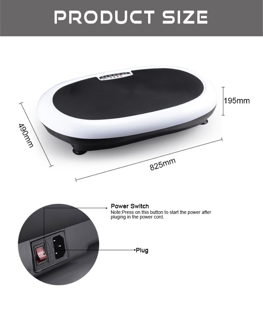Buy Wholesale China Ultra Slim Power Vibration Plate Full Body Workout ...