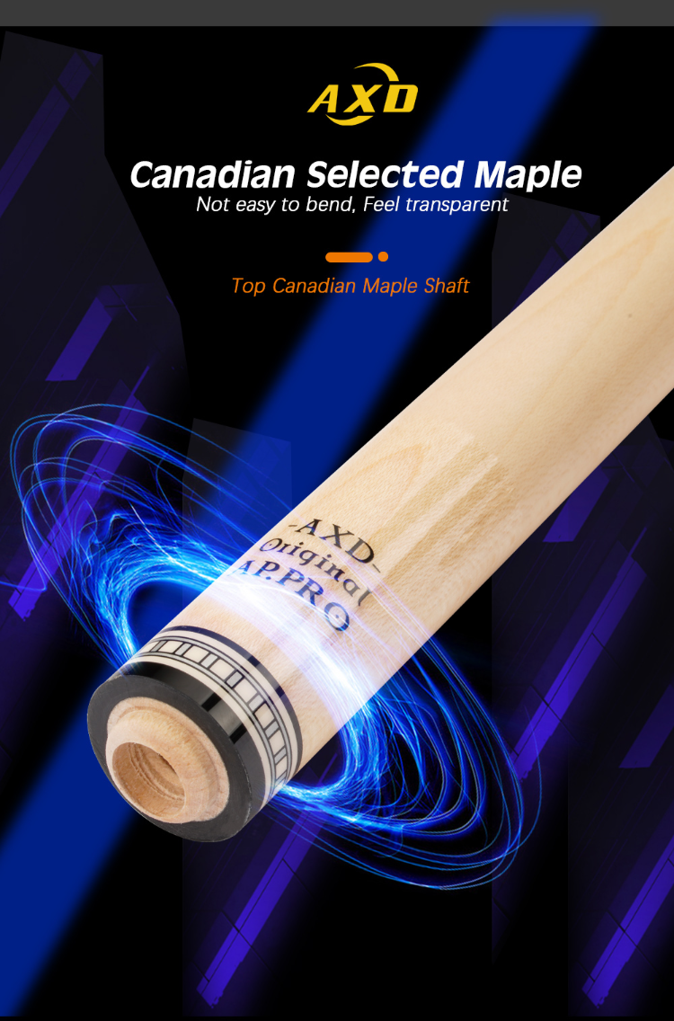 Konllen Pool Cue Stick 10.5/11.5/12.5mm Tip Billar Maple Shaft Radial ...