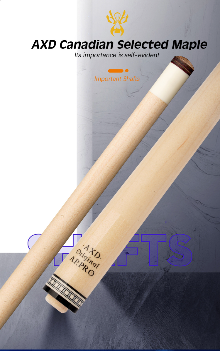 Konllen Pool Cue Stick 10.5/11.5/12.5mm Tip Billar Maple Shaft Radial ...