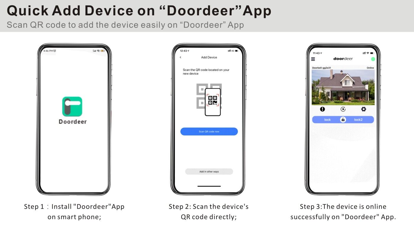 Remote Unlock App Control Ip Intercom System Video Doorbell Hd 1080p ...