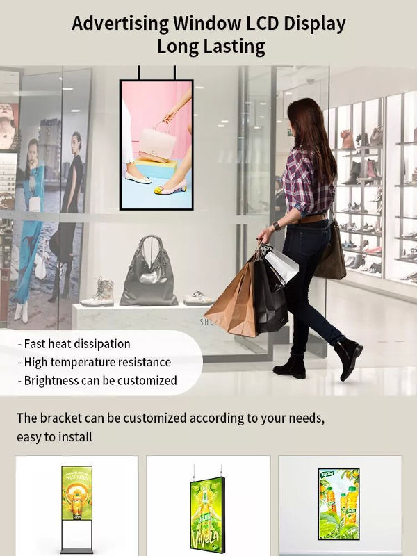 Buy Wholesale China 43"/49"/55" Double Sided Window Facing Display ...