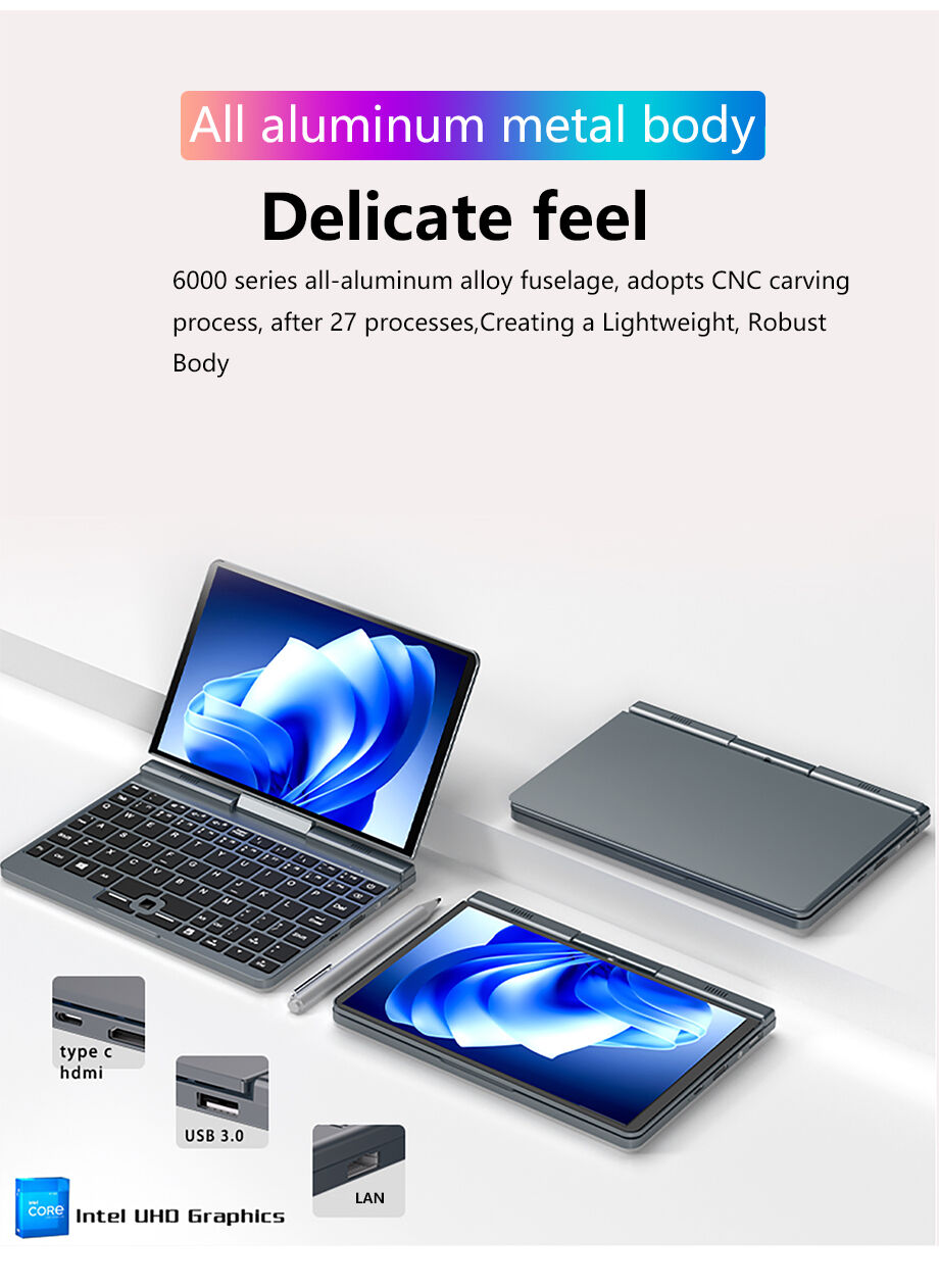 Buy Wholesale China Oem Logo Mini Pocket 8 Inch Laptop Intel N100 360 ...