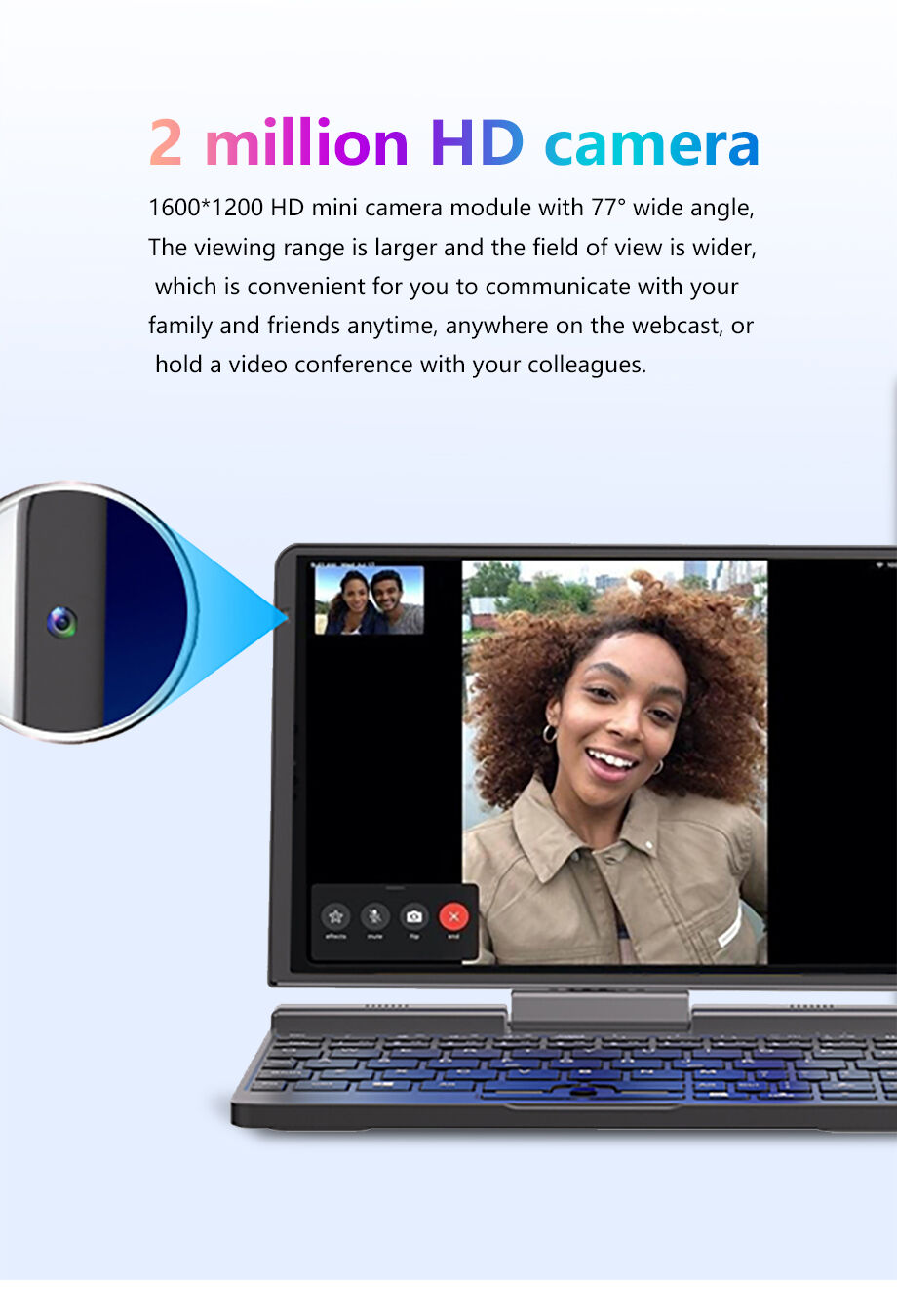 Buy Wholesale China Crelander 2 In1 Mini Laptop 8 Pollici Intel Alder ...