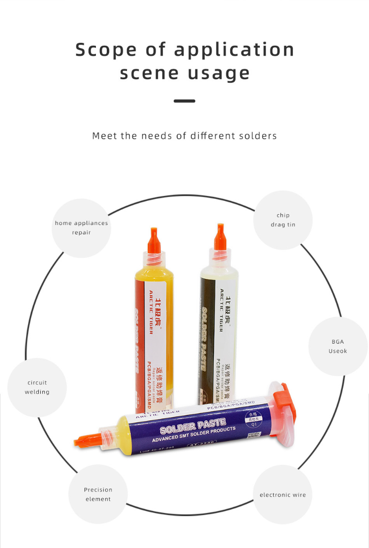 Chip Repair Solder Paste Medium Temperature Solder Paste For Needle ...