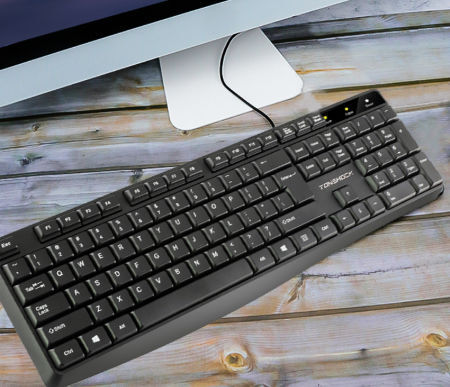 Usb Wired Pc Keyboard Mute Computer Usb Multimedia Keyboard, Usb Wired ...