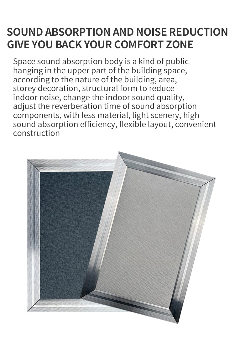 Sound Insulation Cotton Aluminium Frame Acoustic Panel Prefab Houses ...