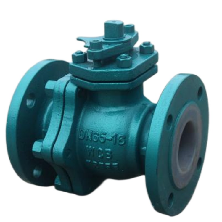 Buy China Wholesale Q41f46 Manual Flanged Fluorine Lined Ball Valve Corrosion Resistant Acid And ...