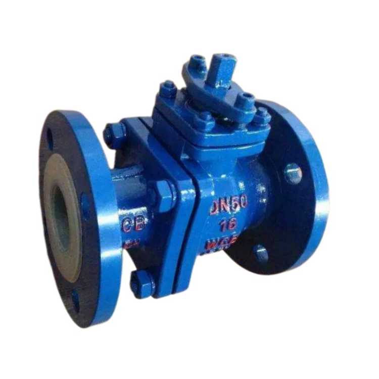 Buy China Wholesale Q41f46 Manual Flanged Fluorine Lined Ball Valve Corrosion Resistant Acid And ...