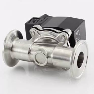 Stainless Steel Tri Clamp Solenoid Valve Food Grade Direct Acting ...