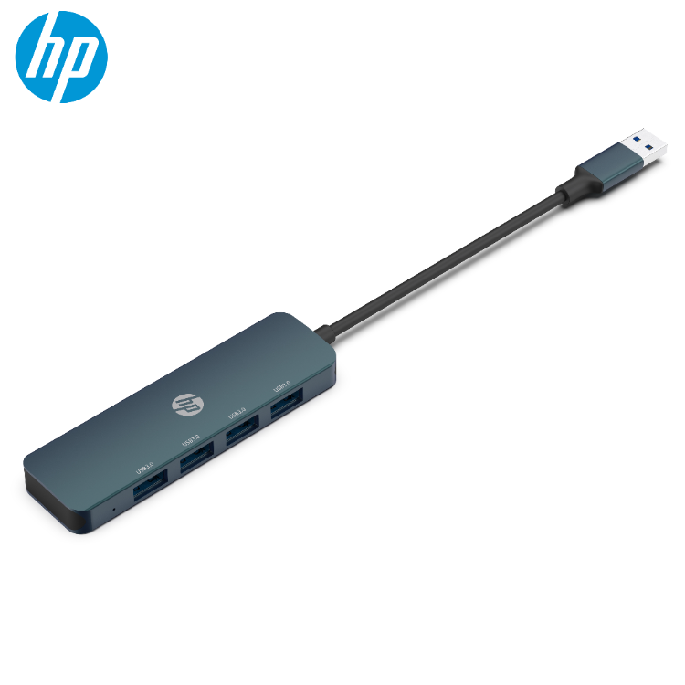 Hp Dhc-ct100 Usb 4 In 1 Port Furniture Desktop 4 Port Usb Hub Power ...