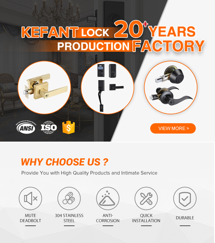 Wholesale Zinc Alloy Safe Tubular Mechanism Double Sided Door Handle ...