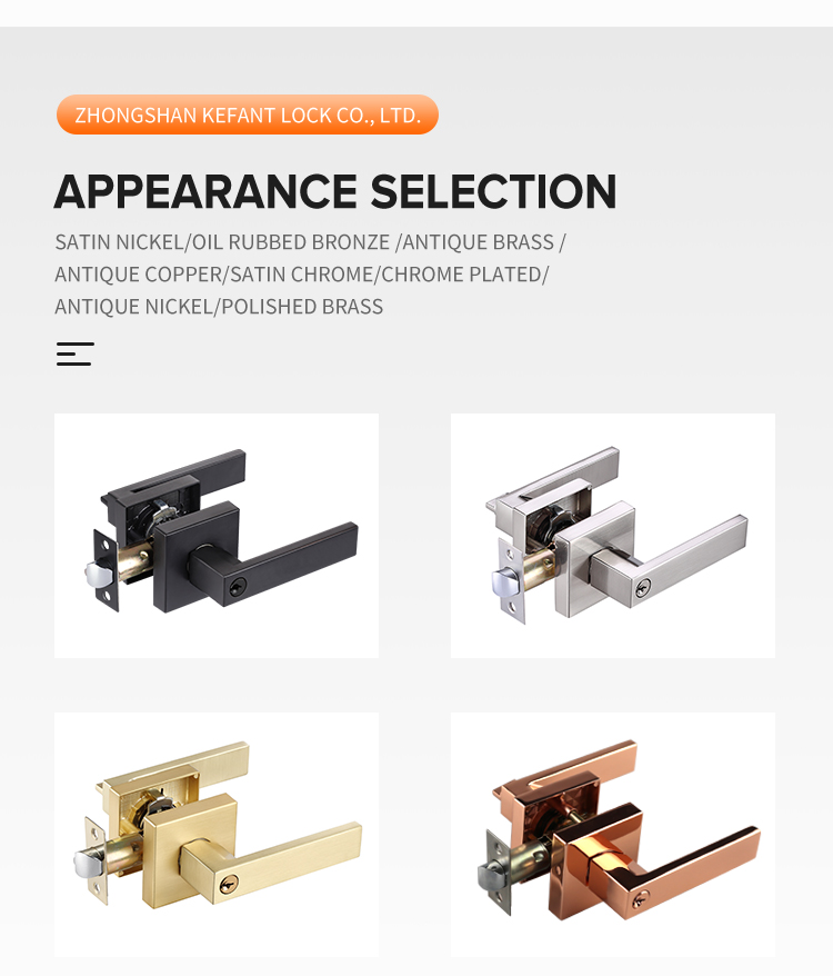 Wholesale Zinc Alloy Safe Tubular Mechanism Double Sided Door Handle ...