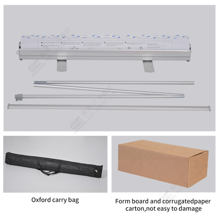 Aluminum Roll Up Banner Economical Portable Retractable Pull Up Banner ...