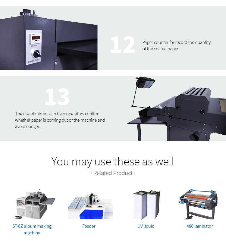 Buy Wholesale China 650mm High Speed Uv Coating Paper Varnish Coating ...