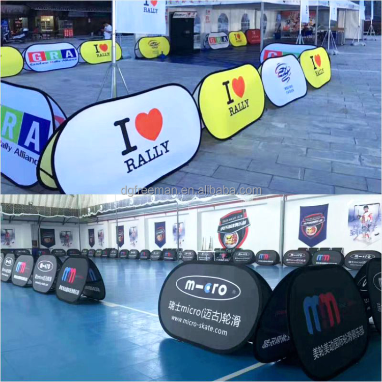 Custom Exhibition Golf Oval Pop Up Banner Pop Up A Frame, China Custom ...