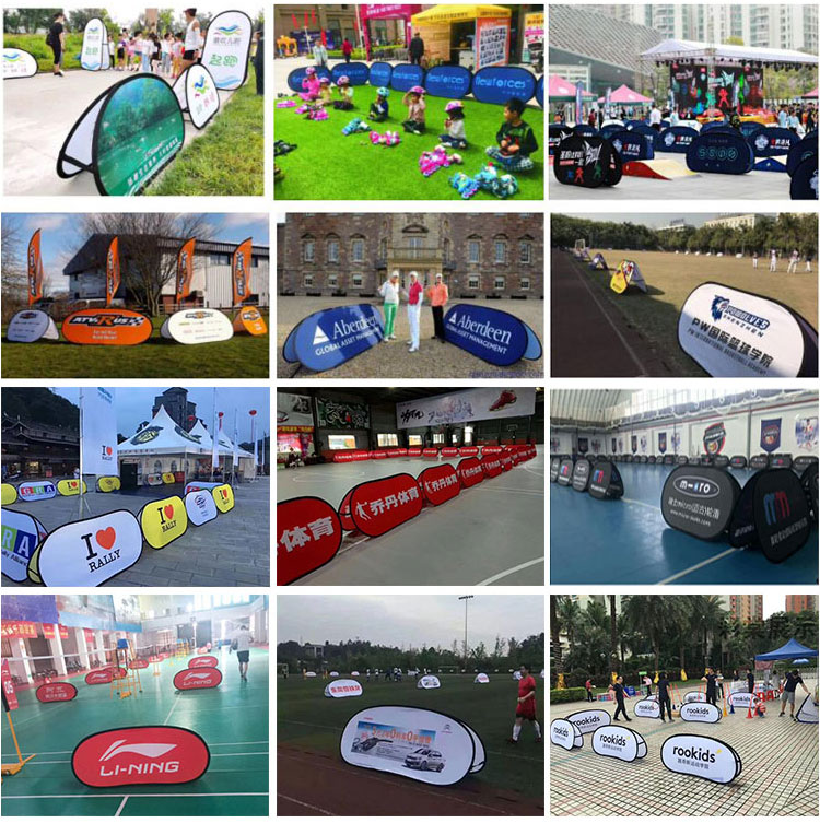 Custom Exhibition Golf Oval Pop Up Banner Pop Up A Frame, China Custom ...