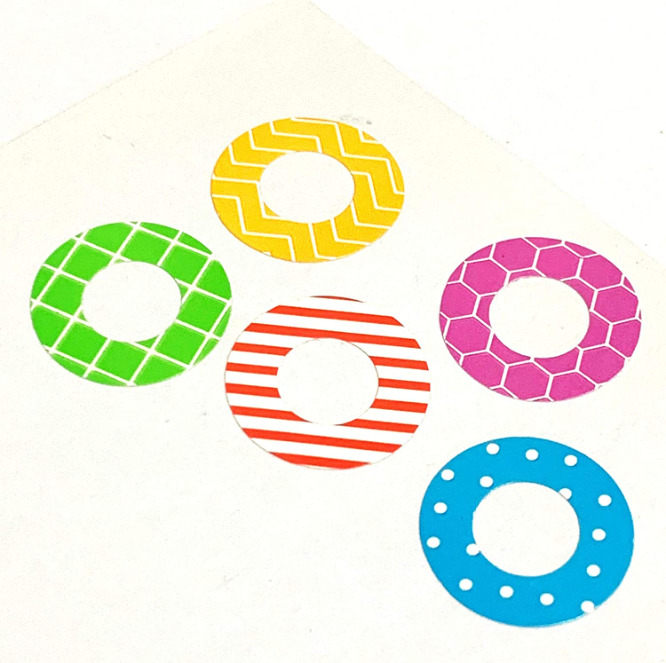 Hole Punch Reinforcement Sticker Labels, Tear Resistant Plastic Circles ...