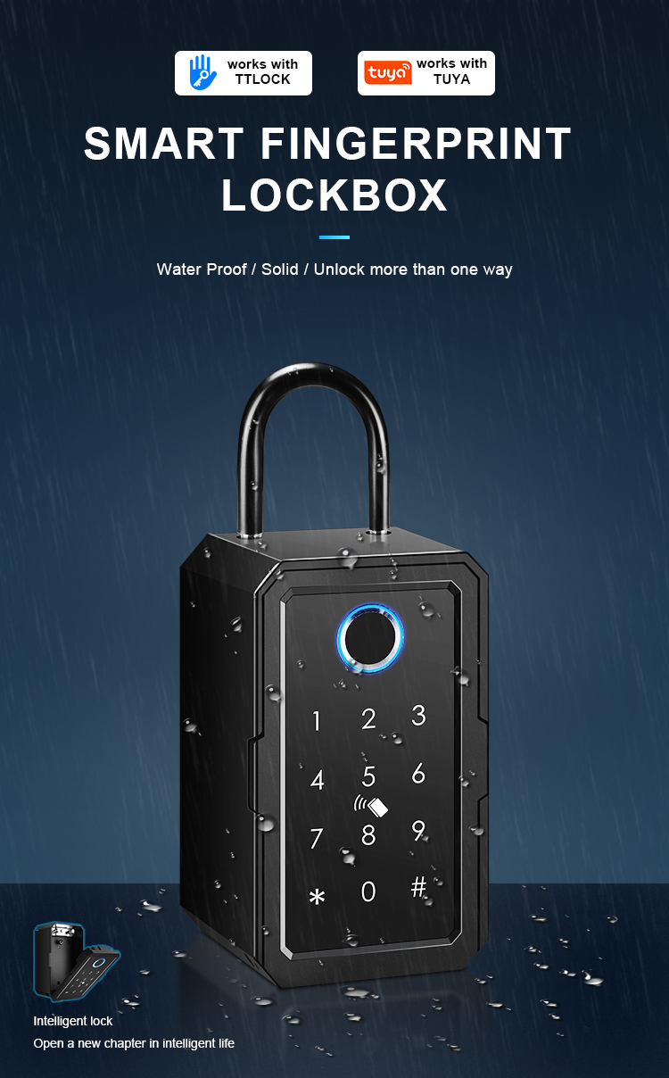 Buy Wholesale China Outdoor Wall Mounted Smart Key Safe Storage Box ...