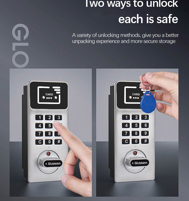 Glosen Smart Safe Box With Wireless Phone Charger Mobile Phone Safety ...