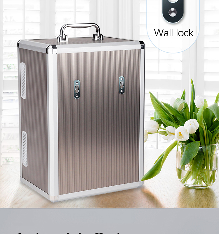 Glosen Smart Safe Box With Wireless Phone Charger Mobile Phone Safety ...