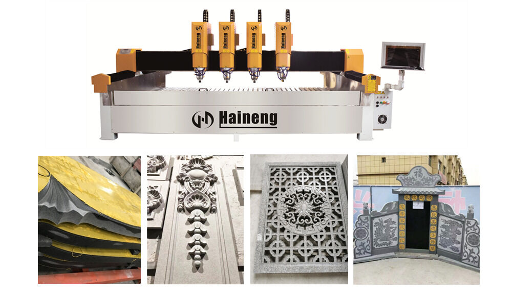 Stone Router 3d Stone Carving Machine 3d Cnc Stone Classic Four-head ...