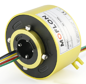 Buy China Wholesale Moflon Electrical Rotary Joints Through Bore Slip ...
