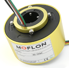 Buy China Wholesale Moflon Electrical Rotary Joints Through Bore Slip ...