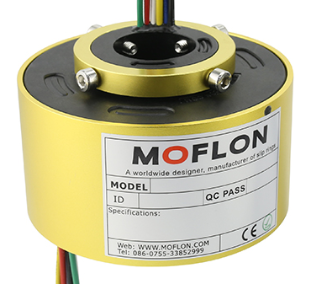 Buy China Wholesale Moflon Electrical Rotary Joints Through Bore Slip ...
