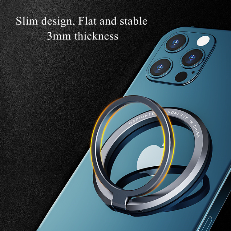 Boneruy Metal Magnetic Mobile Phone Grip Ring Holder For Cell Phone ...