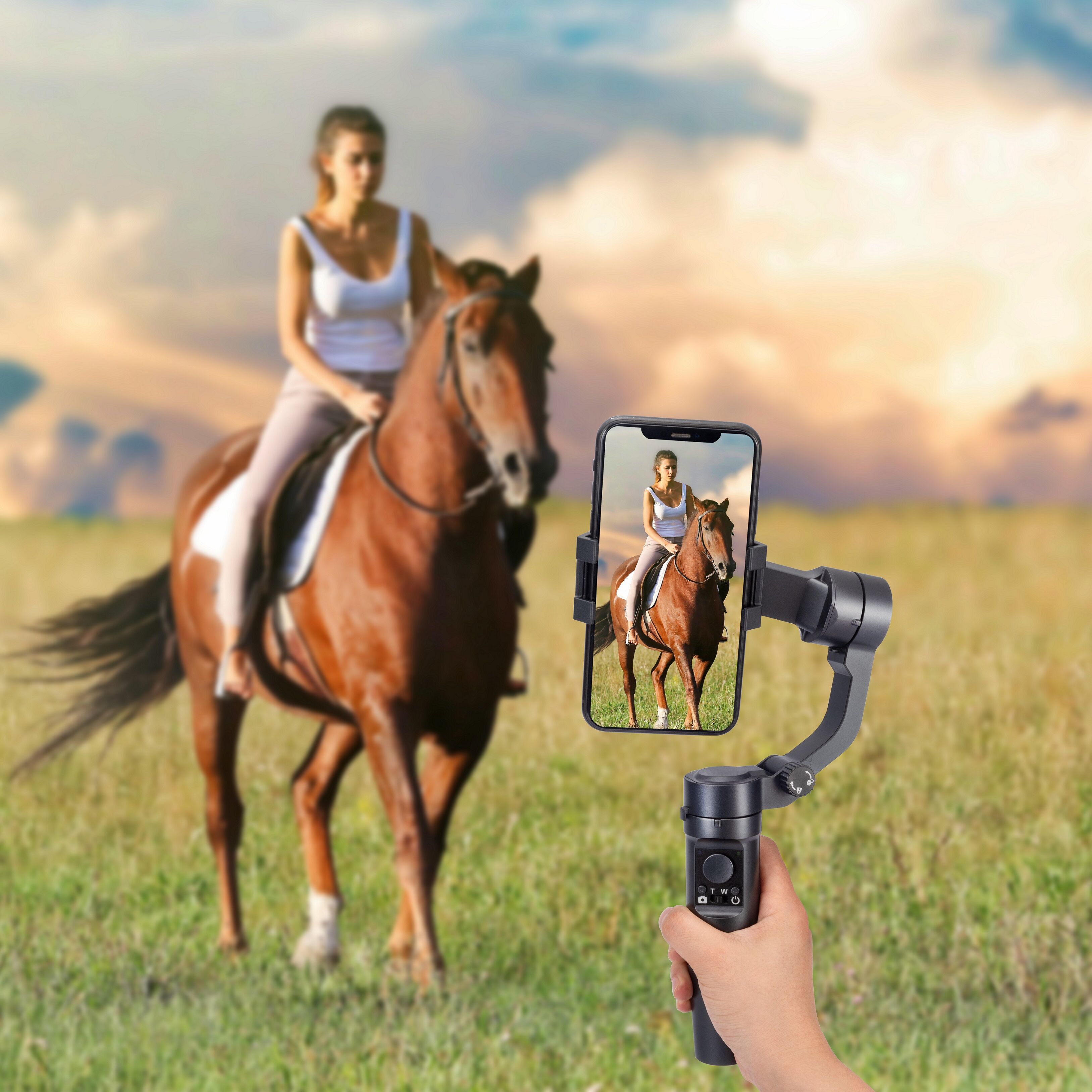 Buy Wholesale China Oem Gimbal For Smart Phone Live Shooting Handheld Gimble 3-axis Stablizer ...