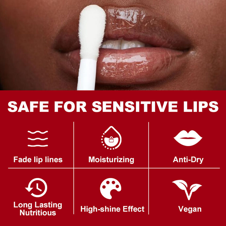 Makeup Factory Custom Logo Moisturizing Fruit Scents Lip Oil Non-sticky ...