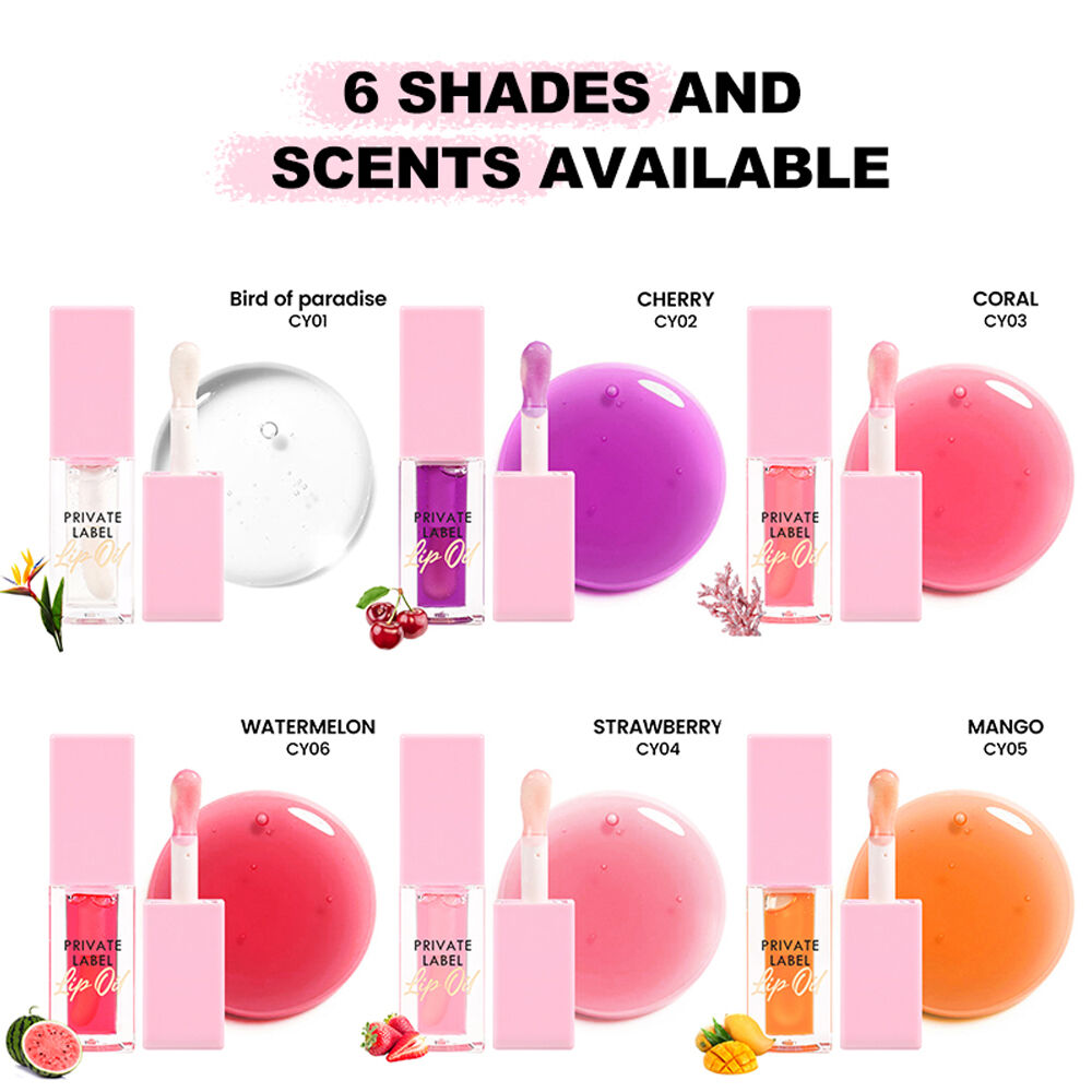 Makeup Factory Custom Logo Moisturizing Fruit Scents Lip Oil Non-sticky ...