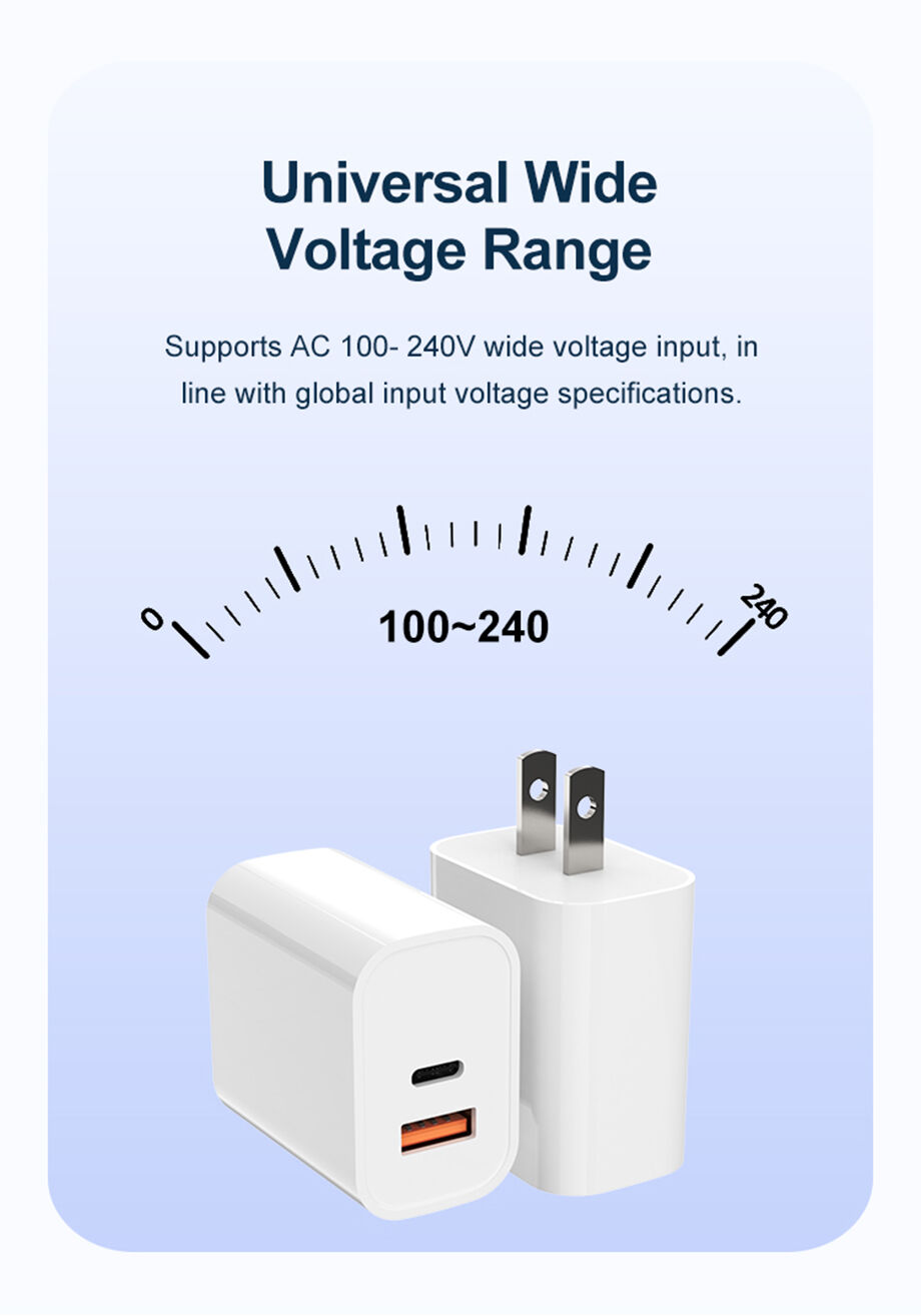 Buy Wholesale China New Arrival Us Plug Dual Ports Charger Type C Pd ...