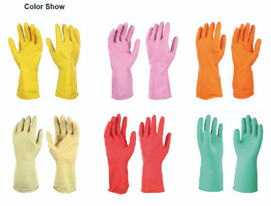 100% Latex Natural Waterproof Elongated Thick Latex Household Working ...