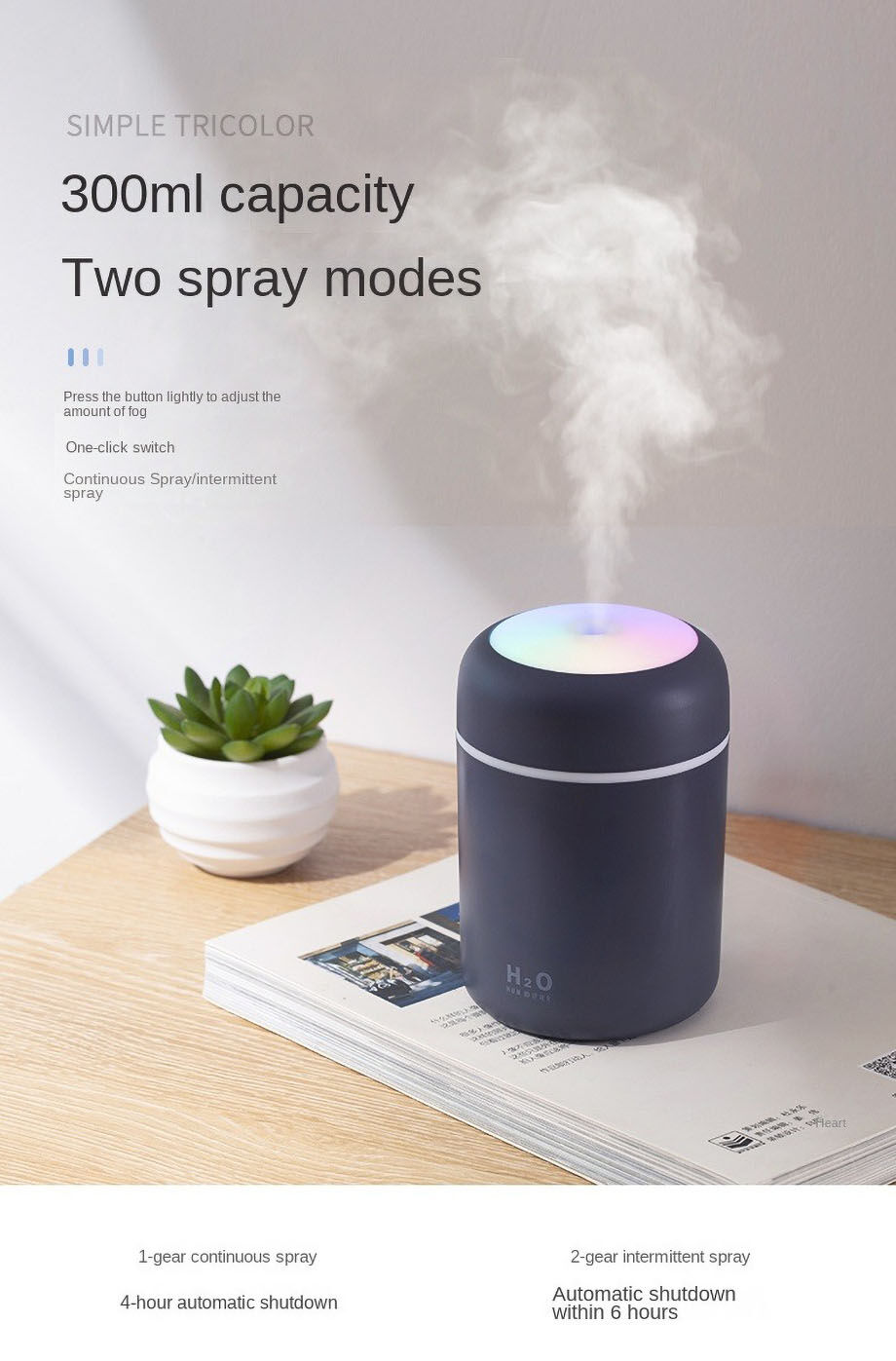 Buy Wholesale China Cross-border Creative Color Cup Air Humidifier ...