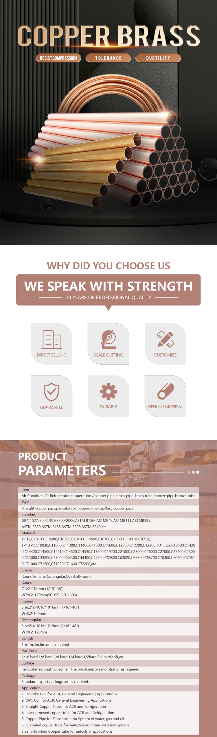 Bronze Tube, Copper Tube, Aluminum Bronze Tube - Buy China Wholesale ...