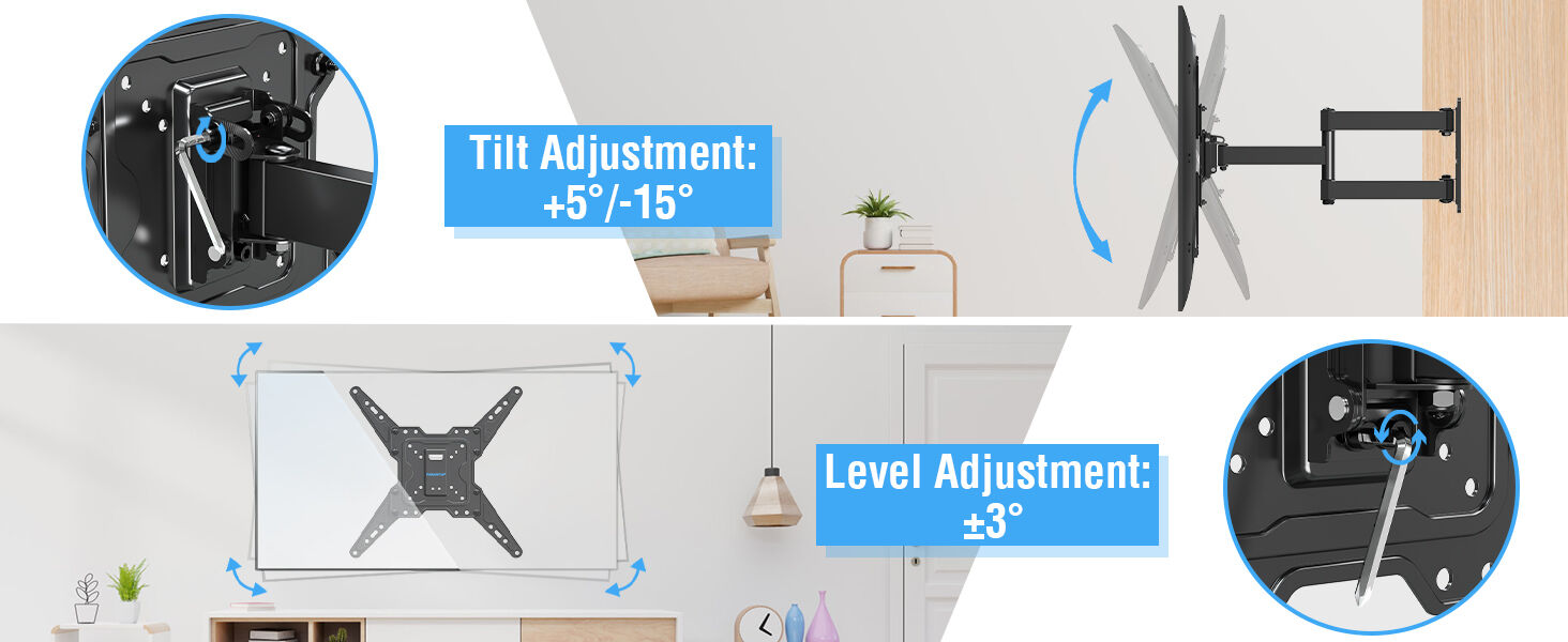 Buy Wholesale China Mountup Articulating Arms Swivel And Tilt Full ...