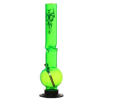 Metier 16 Inch Tall And 2.5 Inch Broad Acrylic Ice Bong Smoking Water ...